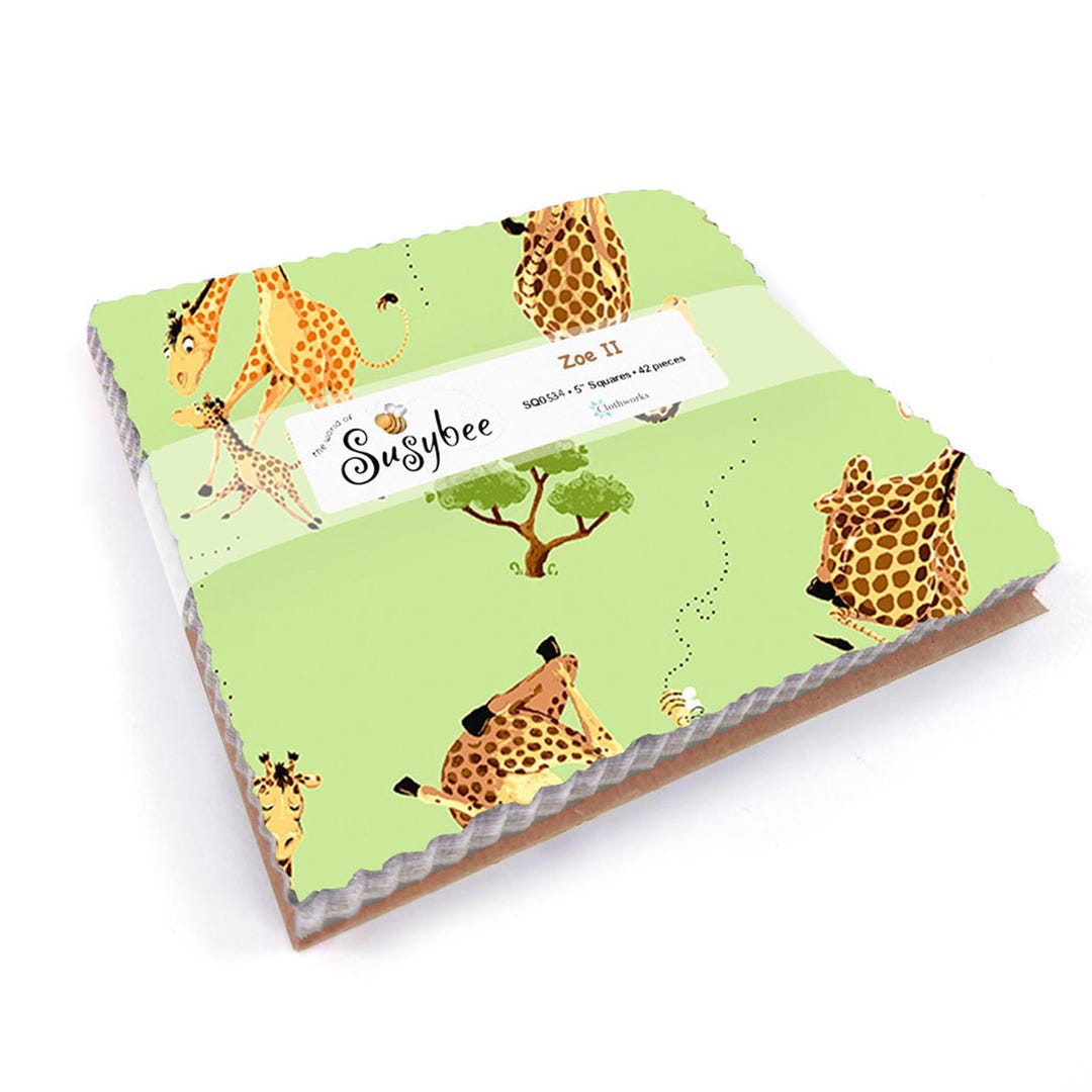 Susybee Zoe the Giraffe II 5in Squares - 42pcs - Etsy