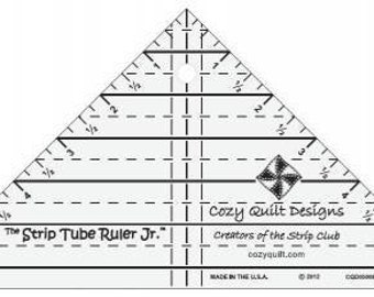 Strip Tube Ruler by Cozy Quilt Designs CQD05001 Acrylic Ruler - Etsy