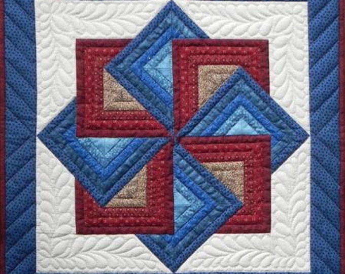 Pinwheel Star Quilt Block Pattern - Etsy
