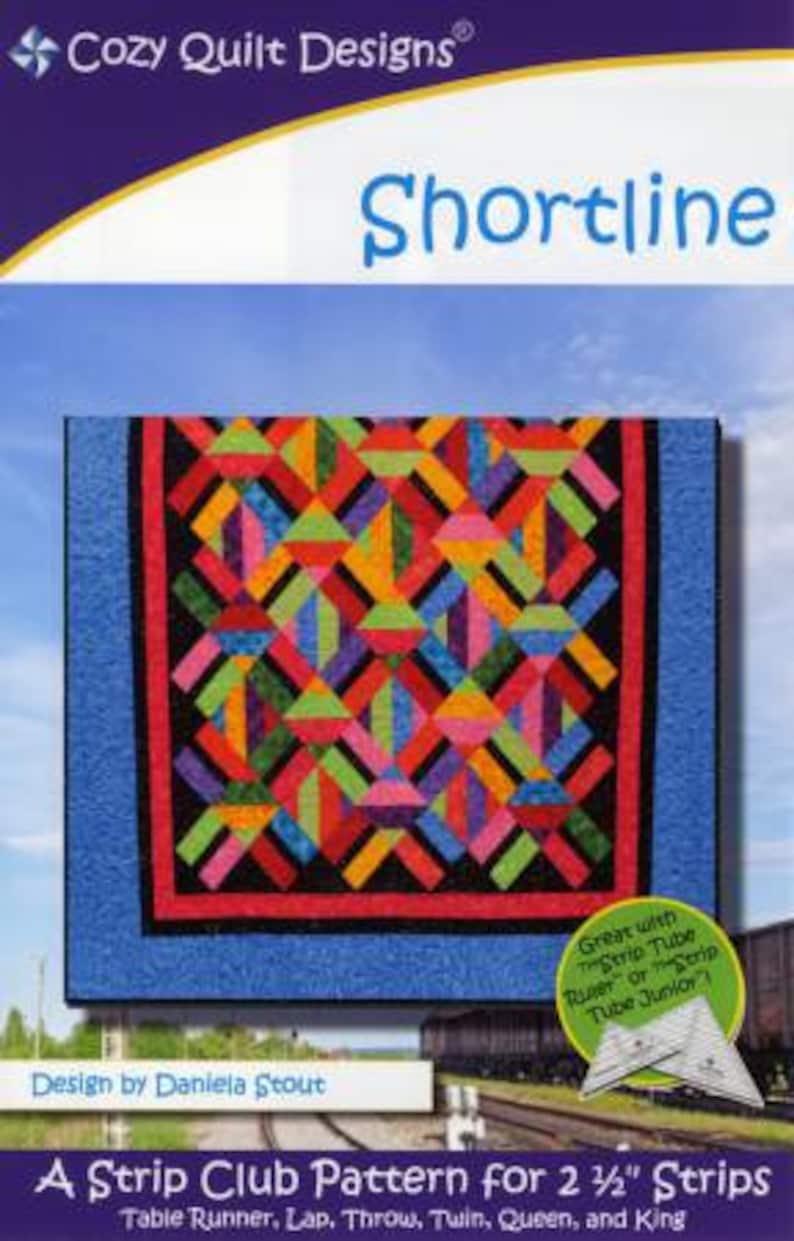 Cozy Quilts Design Strip Club Shortline Quilt Pattern Uses - Etsy