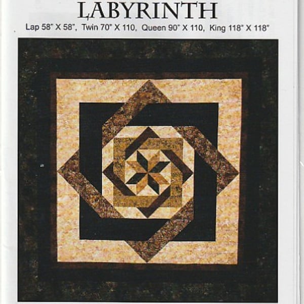 Labyrinth Quilt Pattern - Etsy