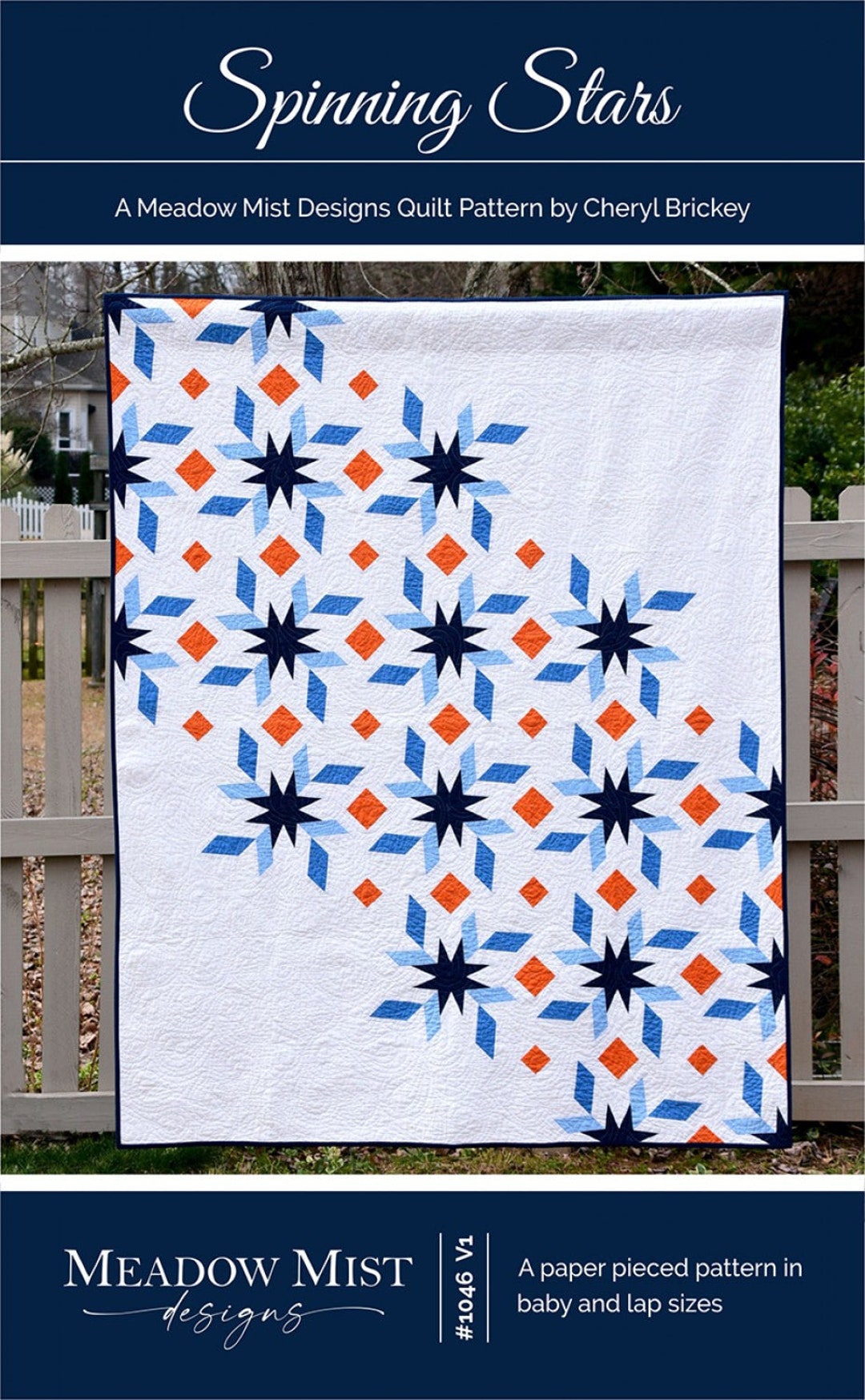 Spinning Stars Quilt Pattern by Meadow Mist Designs - Etsy