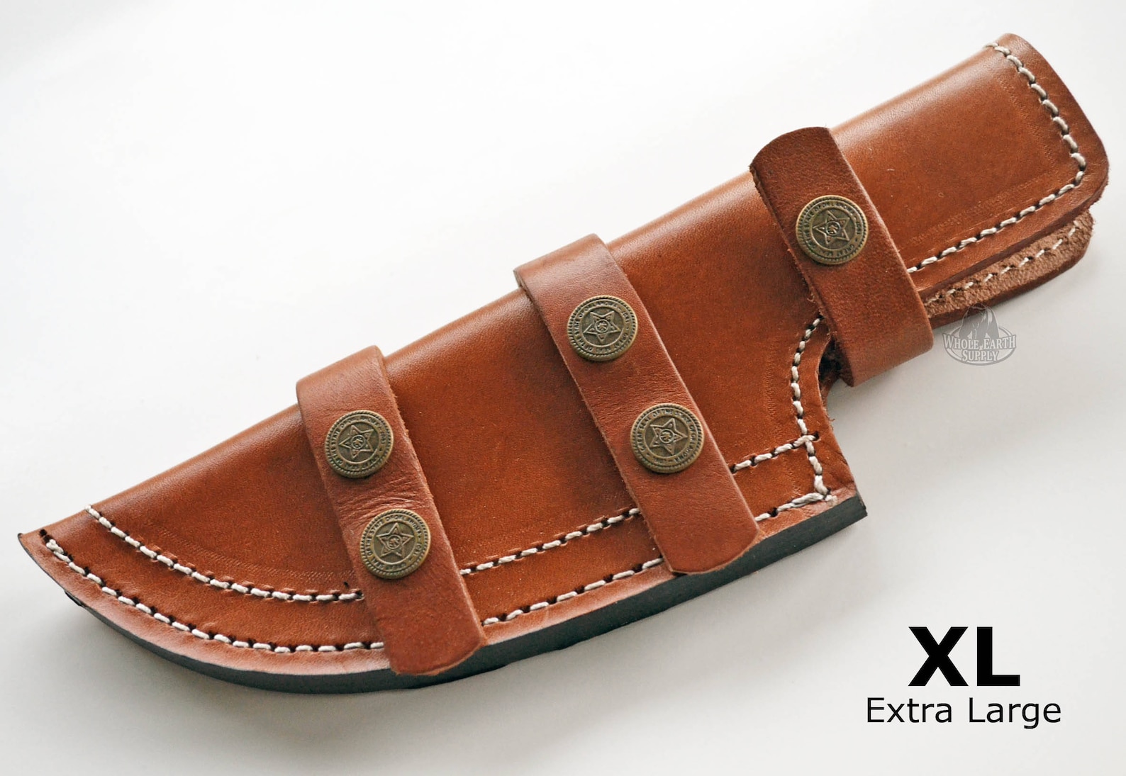 Knife Sheath EXTRA LARGE Light Brown Thick Leather Tracker | Etsy