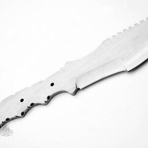 Knife Blank EXTRA LARGE - 1095 Carbon Steel Tracker Blade Knives Knife ...