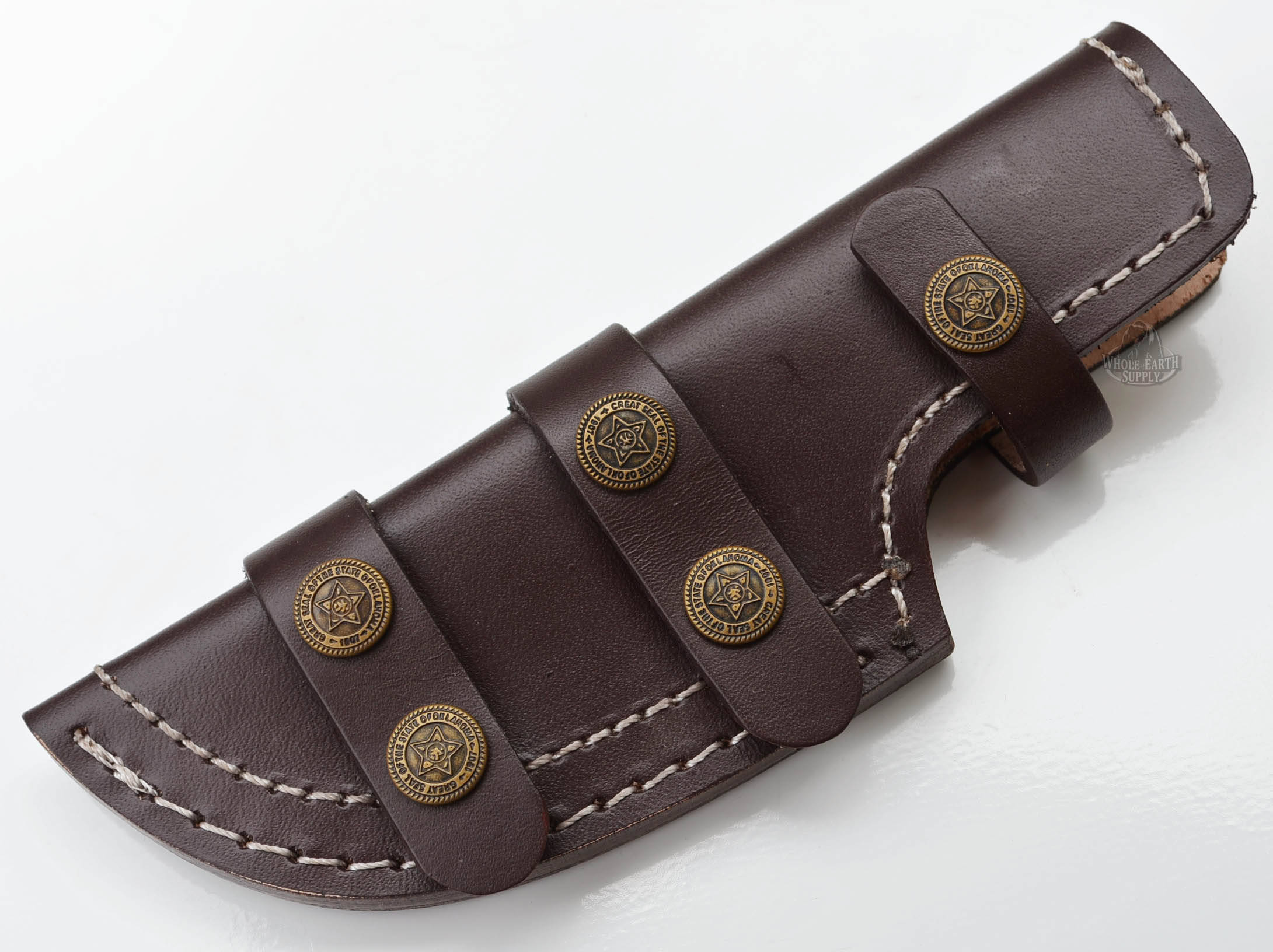 Knife Sheath Hunting Dark Brown Thick Leather Tracker Blade - Etsy