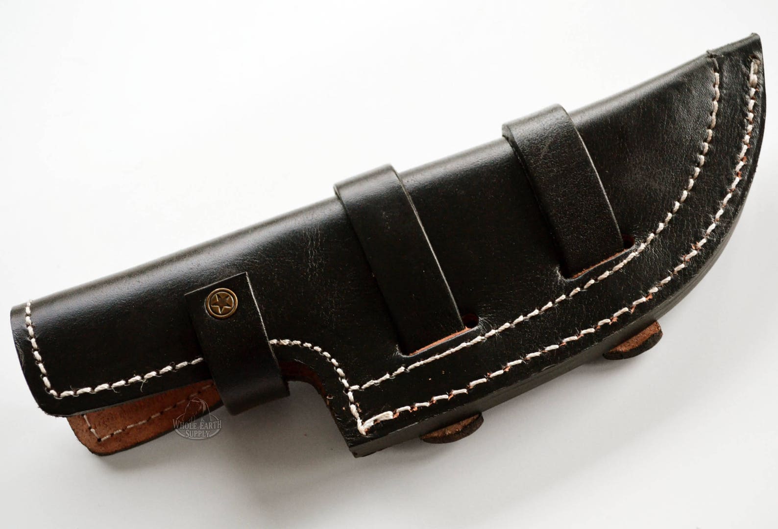 Knife Sheath EXTRA LARGE Black Thick Leather Tracker Blade - Etsy