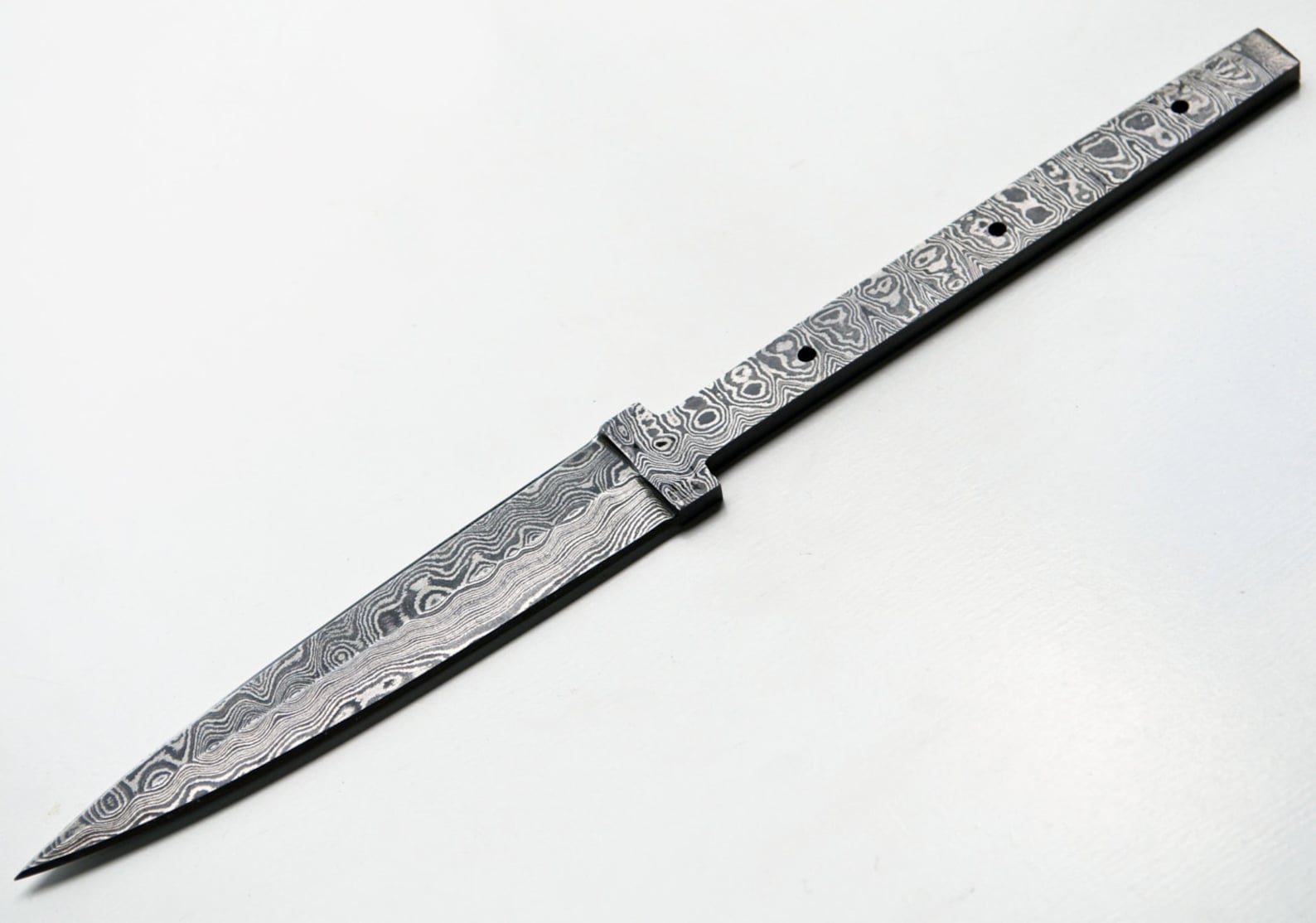 Knife Blank Hunting Damascus High Carbon Steel Dagger Blanks Blade ...