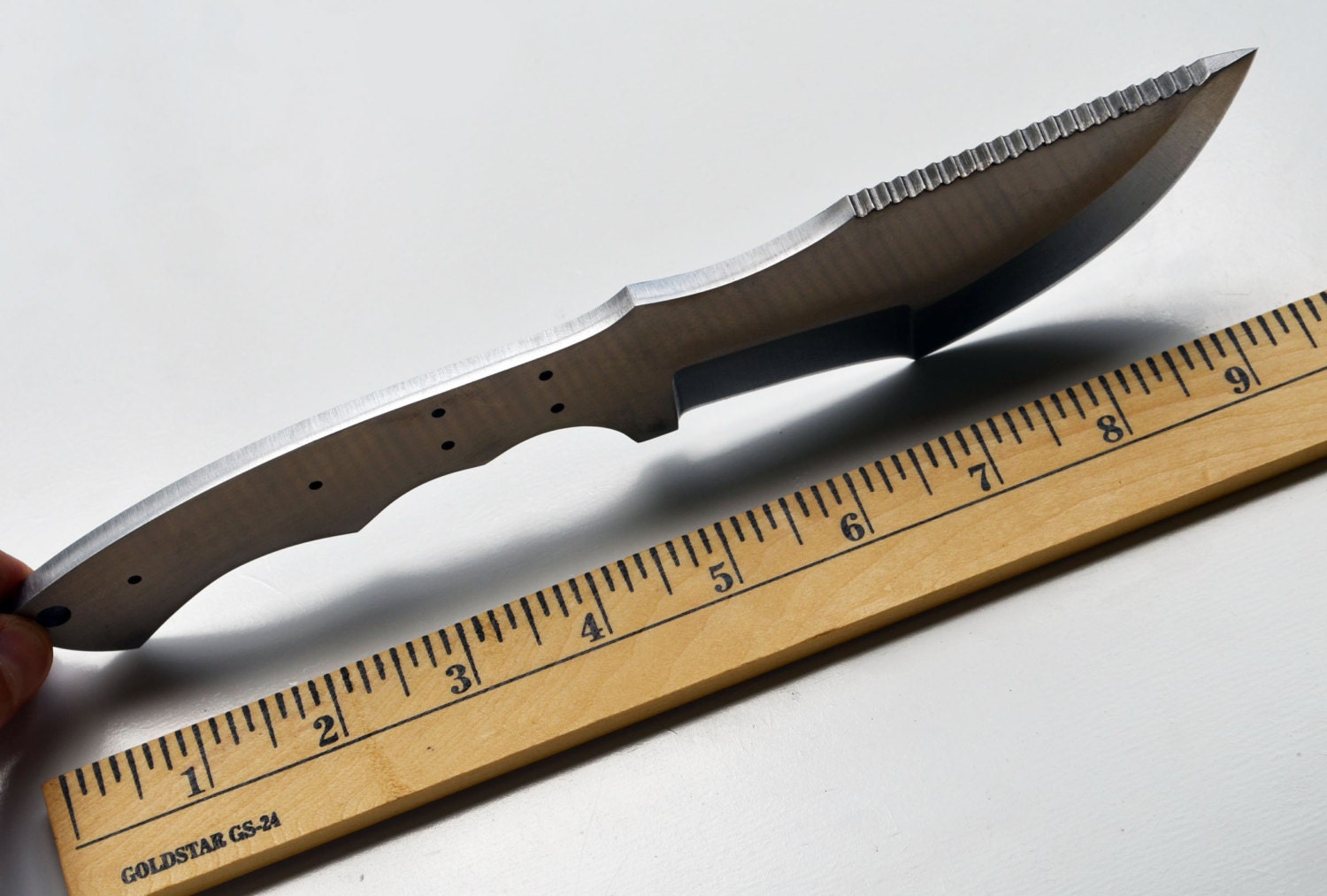 D-2 Steel Tracker Knife Making Blank Blade Hunting Skinning Skinner D2 ...