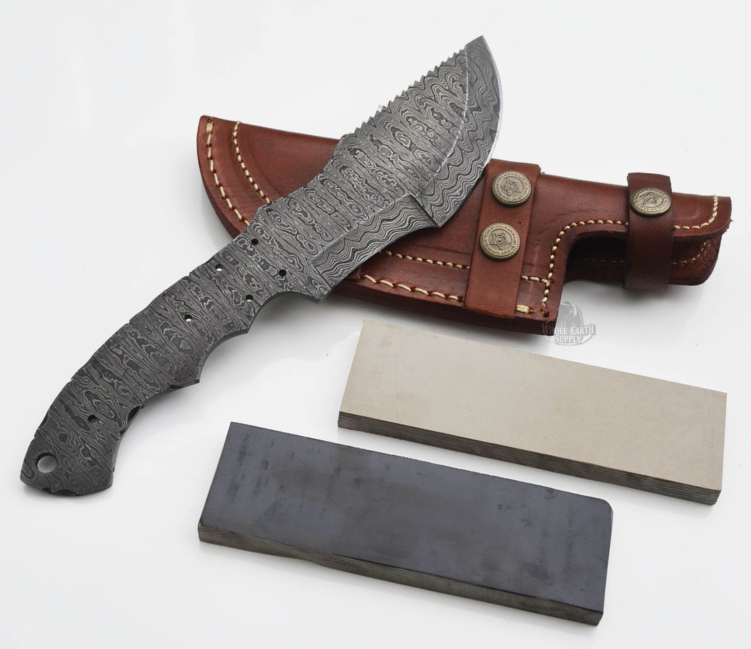 Knife Kit - Build Your Own Tracker Knife With Camo G-10 Handles Combo ...