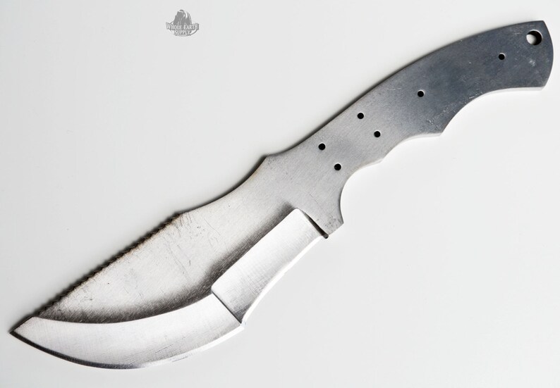 D-2 Steel Tracker Knife Making Blank Blade Hunting Skinning Skinner D2 ...
