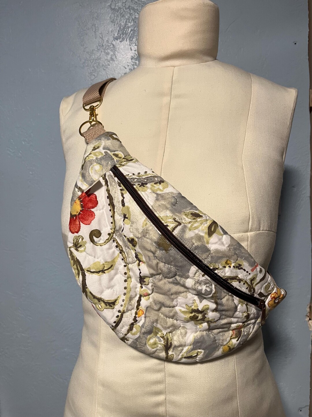 Quilted Crossbody Bag/ Fanny Pack - Etsy