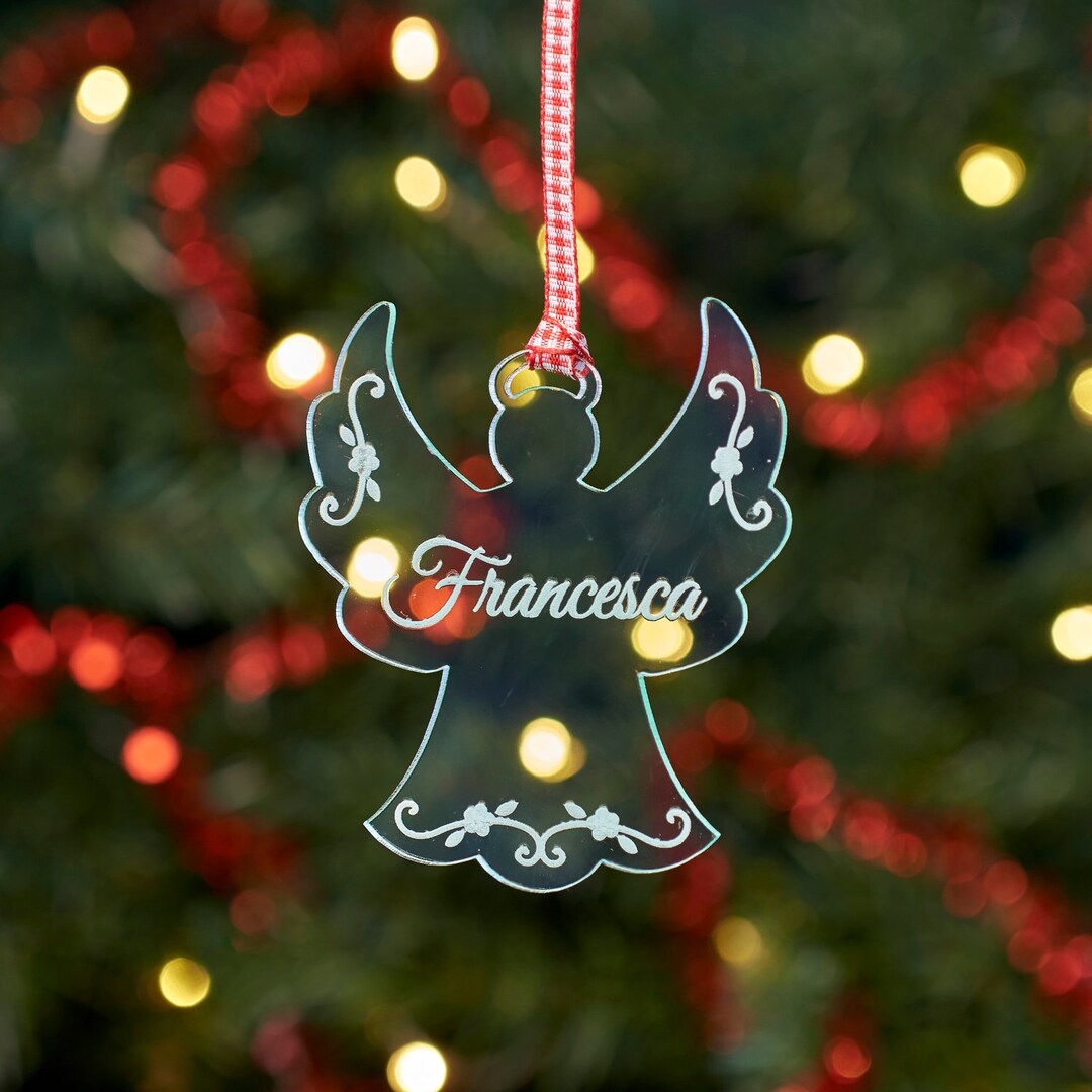 Personalised Angel Tree Decoration - Etsy