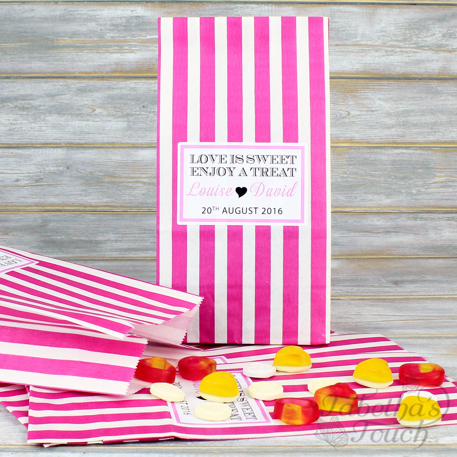 Personalised Pick N Mix Sweet Bag Wedding Favour T Candy Etsy Uk