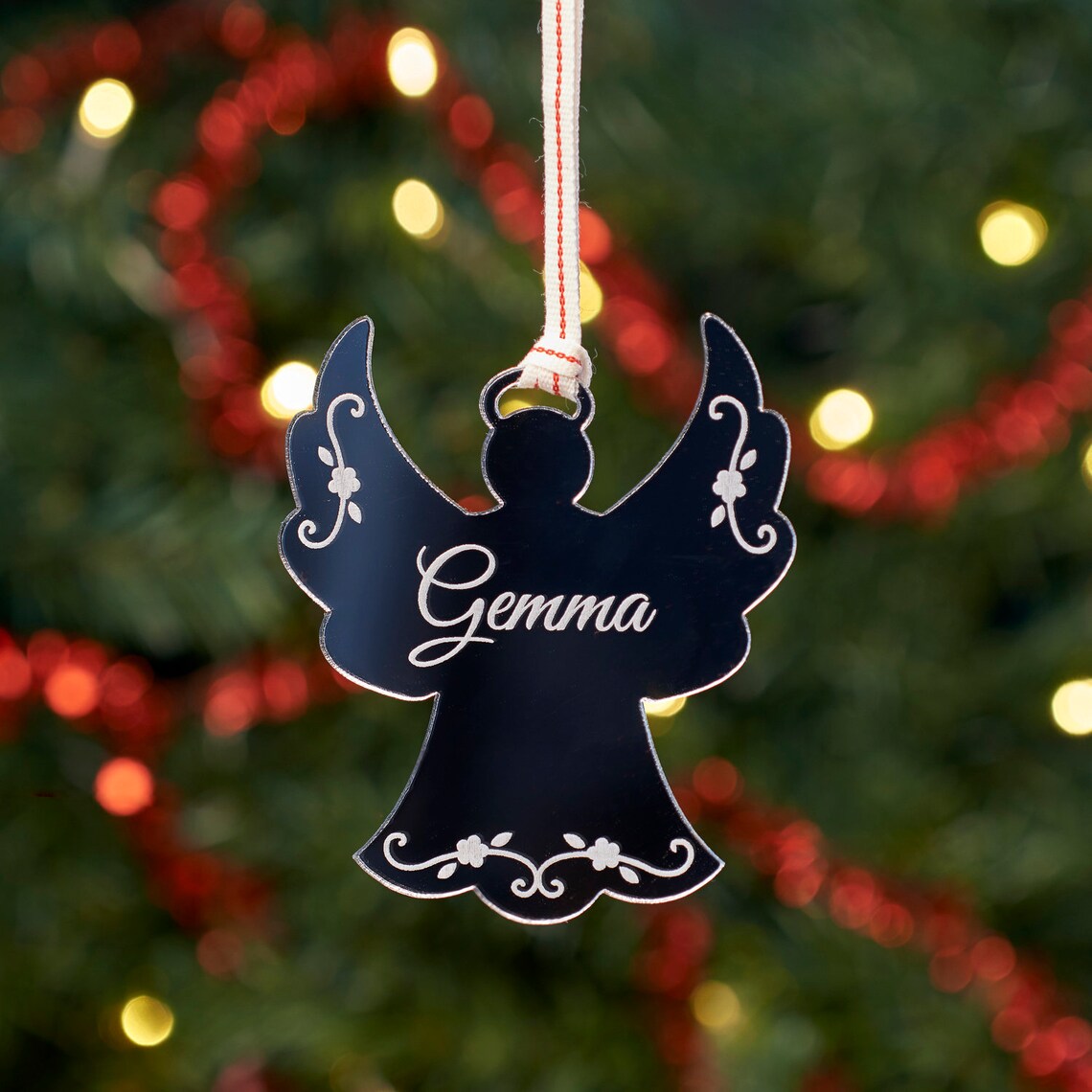 Personalised Angel Tree Decoration - Etsy