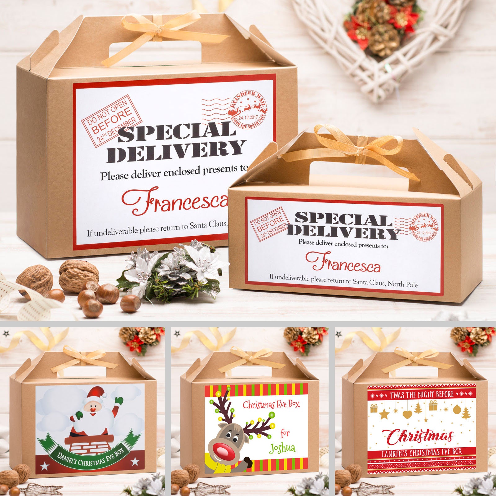 Personalised Christmas Eve Box | Etsy