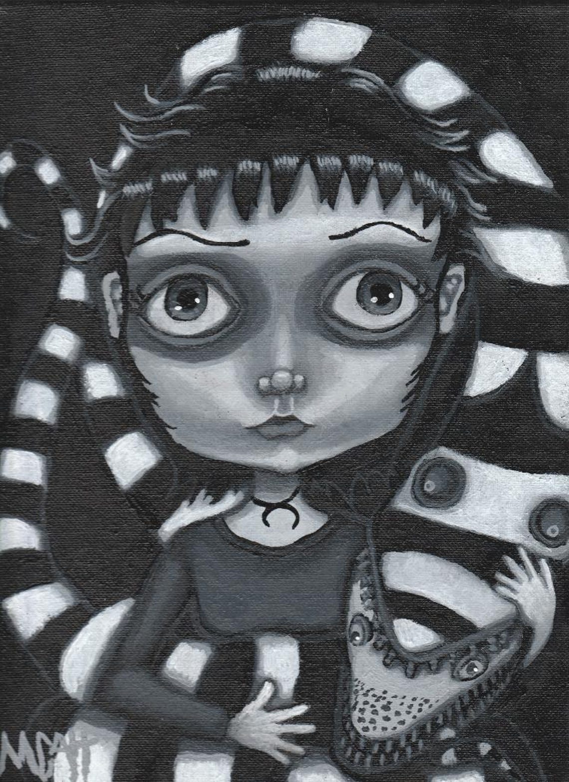 Lydia Deetz and the Sandworm Beetlejuice Beetlejuice Gothic Fantasy ...