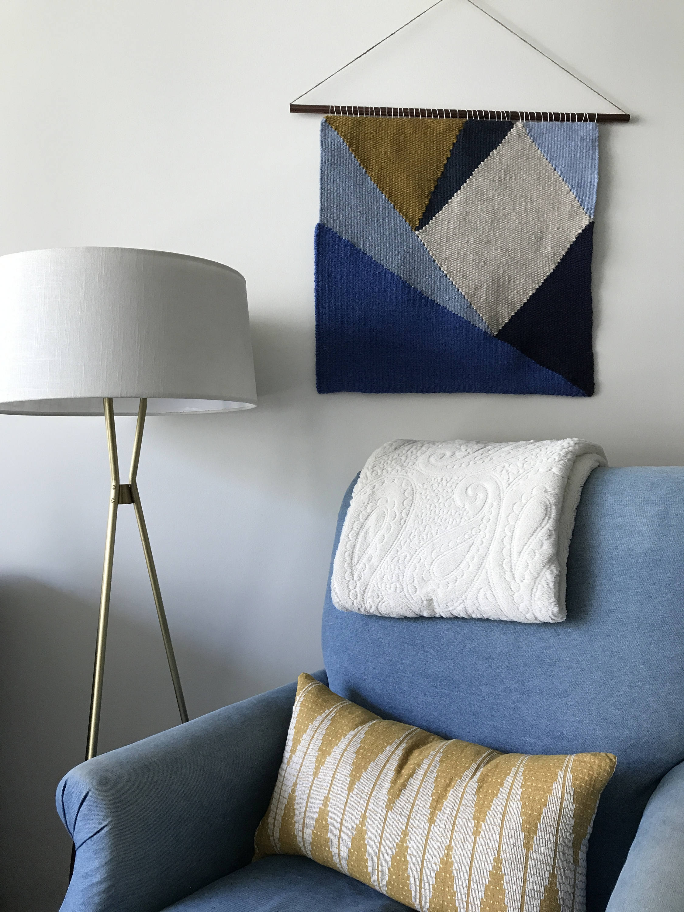 CUSTOM - Large Geometric Wall Hanging, Large Weaving, Statement Art ...