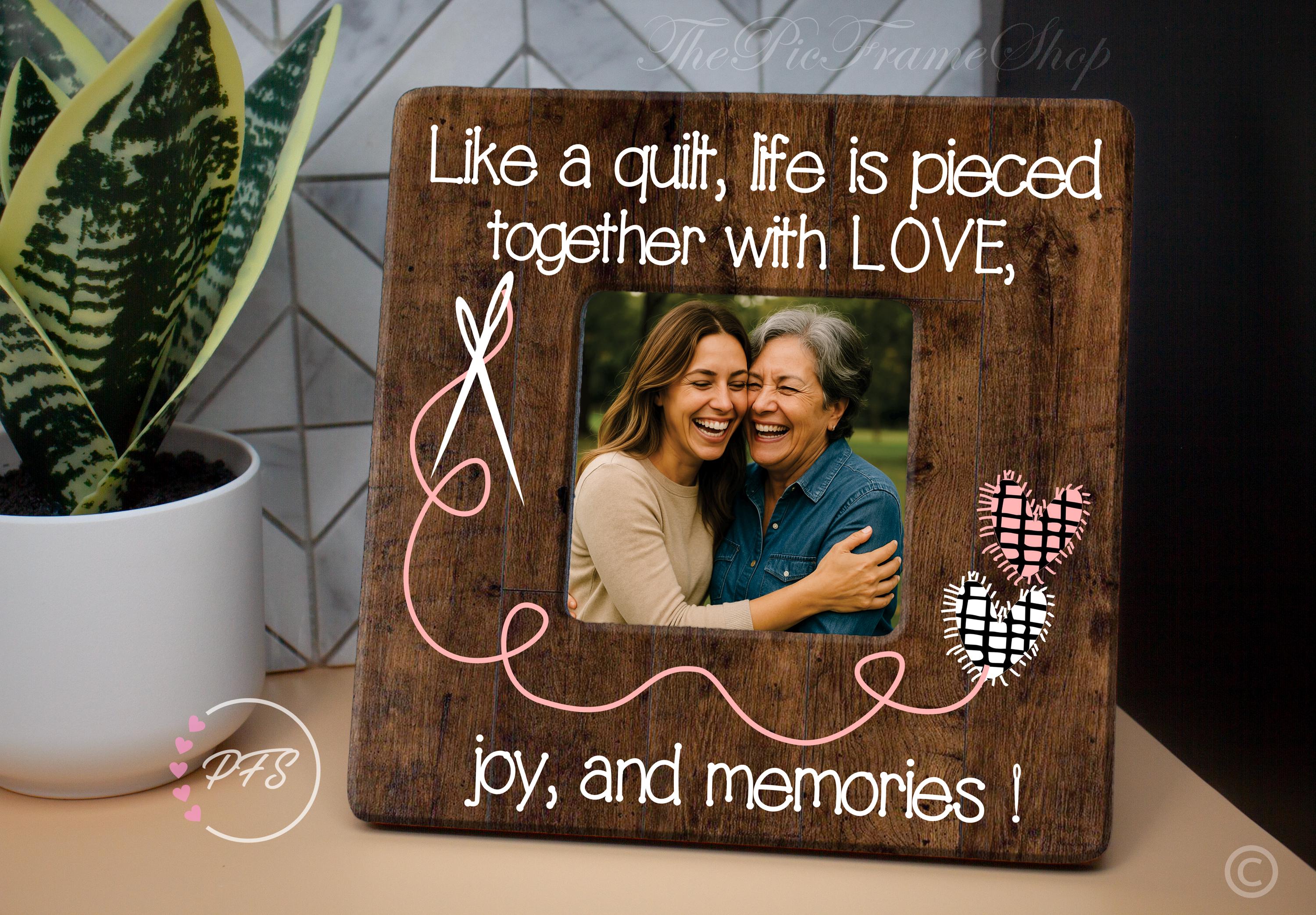 Quilting Friendship Frame, Personalized Sewing Gift - Etsy