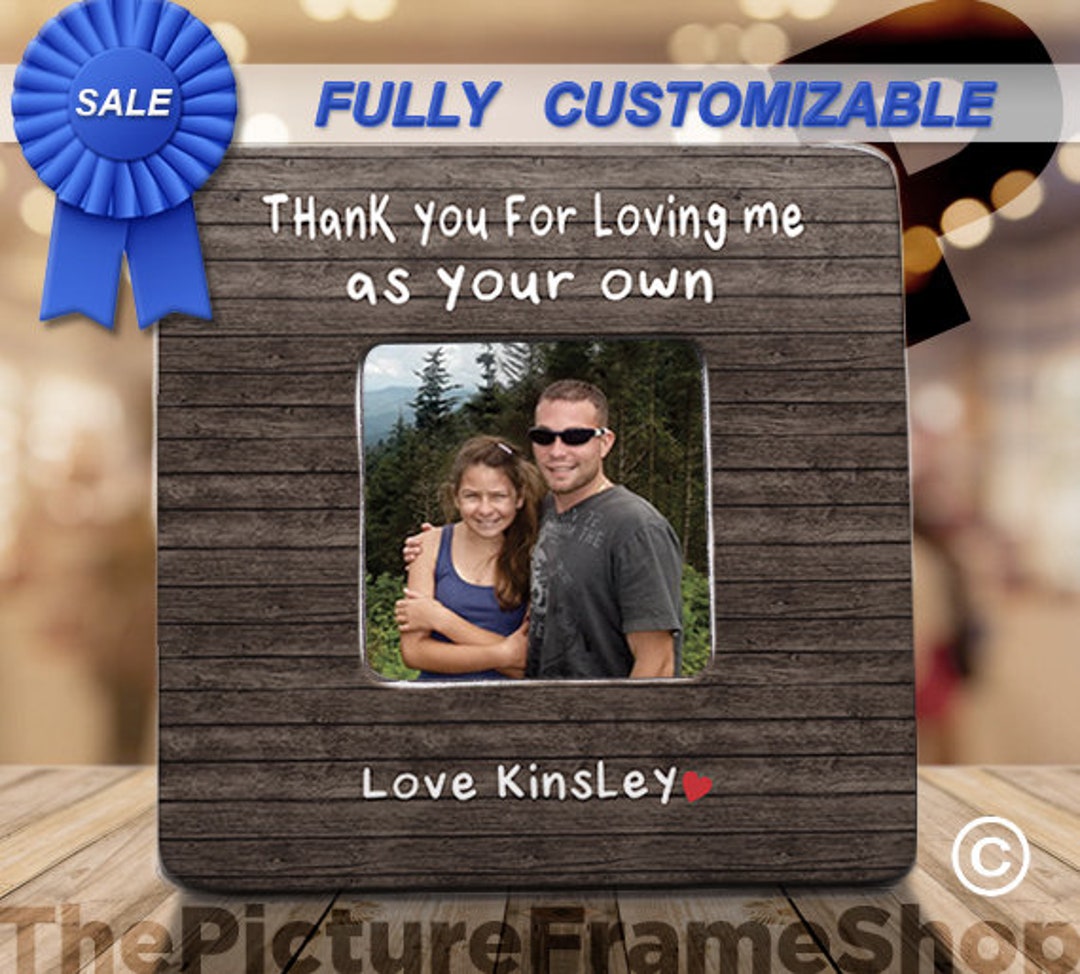 Step Dad Gift Frame Bonus Dad Gift Frame Bonus Dad Fathers Day Stepdad ...