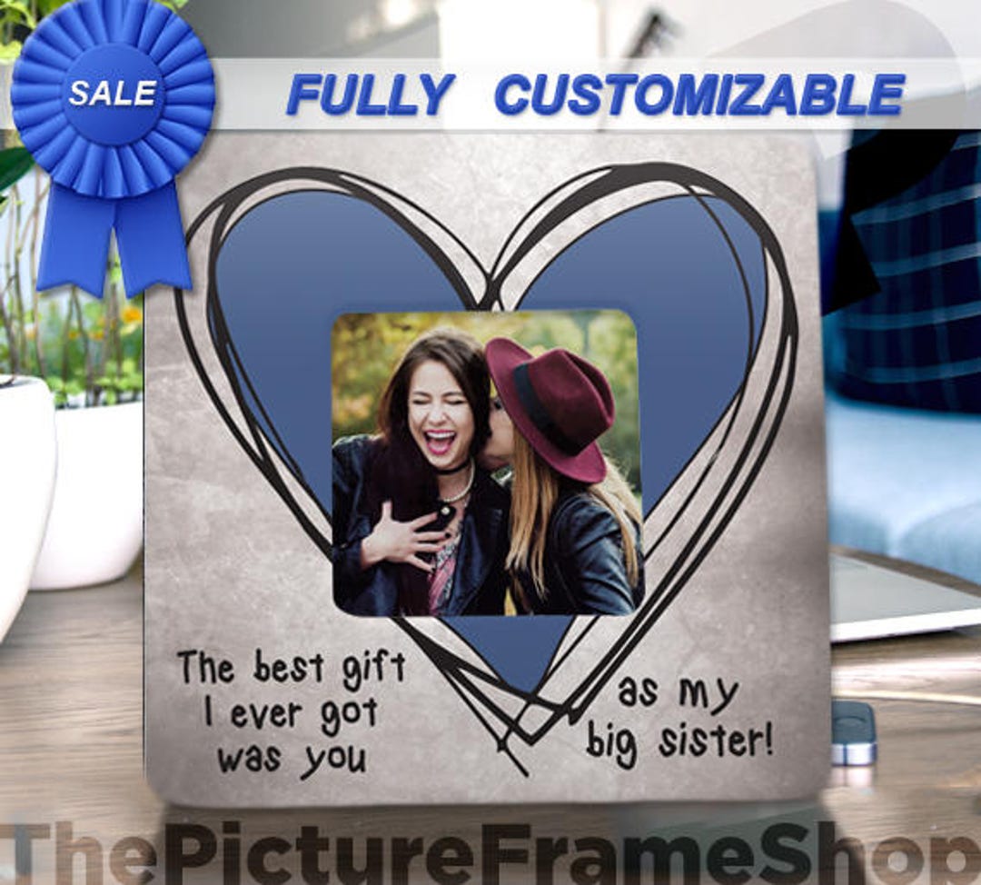 Sorority Big Little Sister Picture Frame, Sister Forever Gift - Etsy