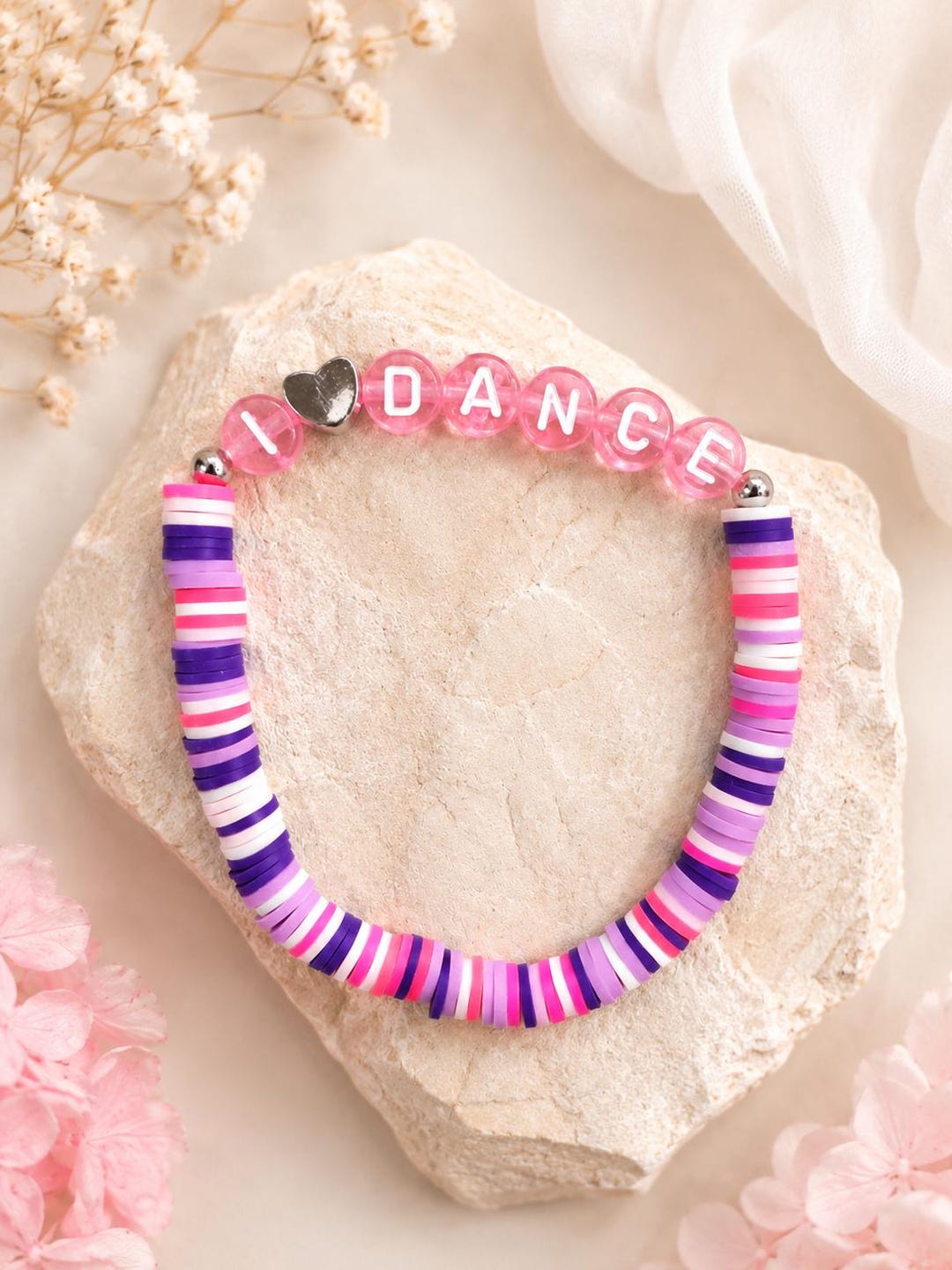 Dance Bracelet, I Love Dance, Ballet Bracelet, Girl Name Bracelet ...