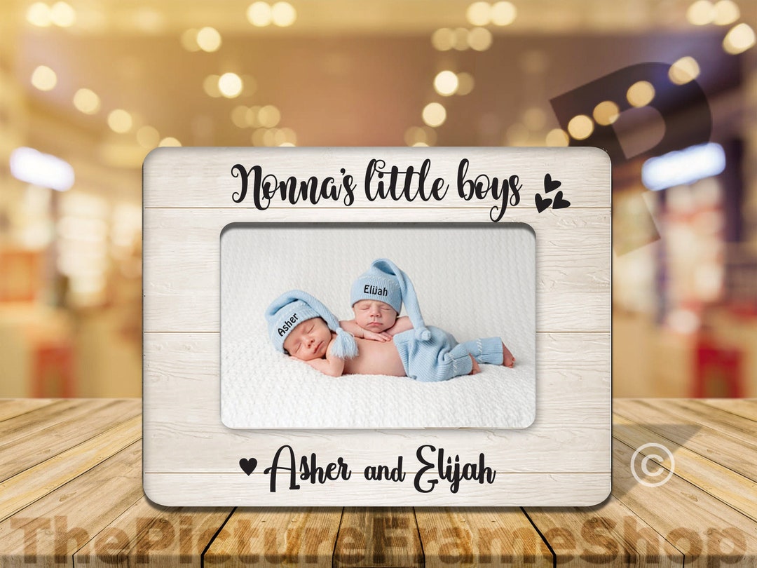 Nonnas Little,nonna Nonno Picture Frame Grandparents Gift Grandma and ...