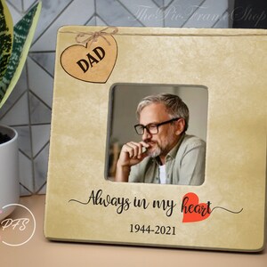Dad Memorial Gift, Dad Memorial Frame, Loss of Father Gift, Dad Loss ...