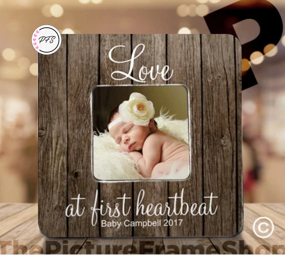 Love at First Heartbeat, Love at First Sight, Sonogram Frame ...