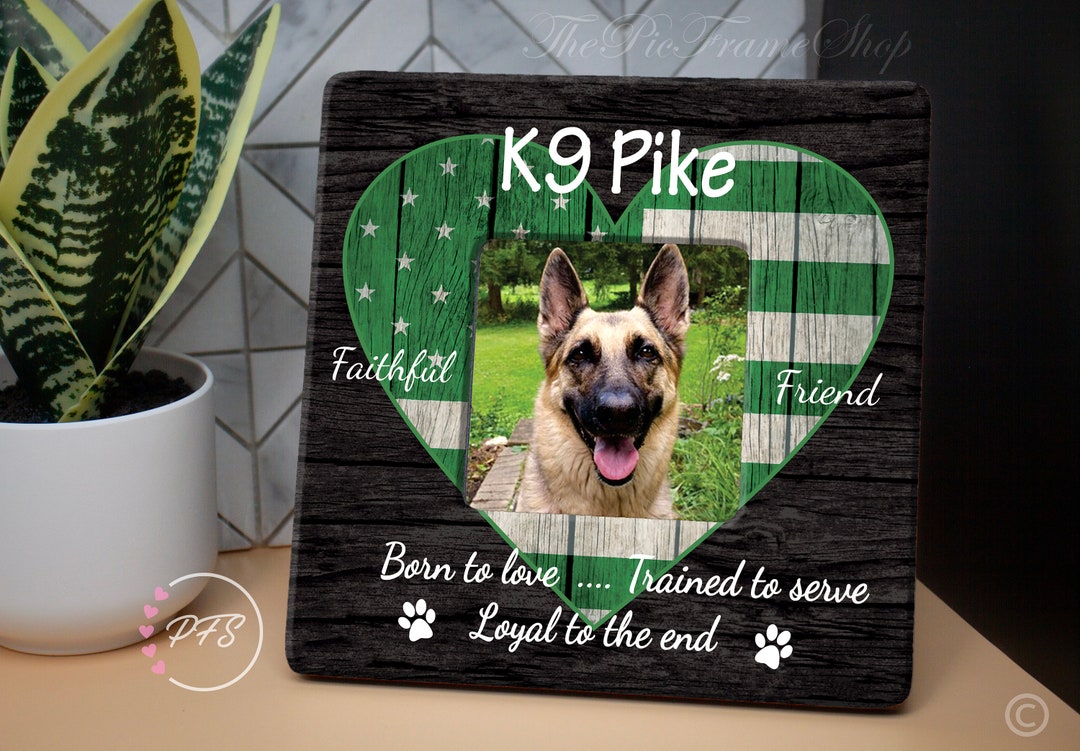 Border Patrol, Border Patrol Dog, K9 Picture Frame,k9 Police Dog ...