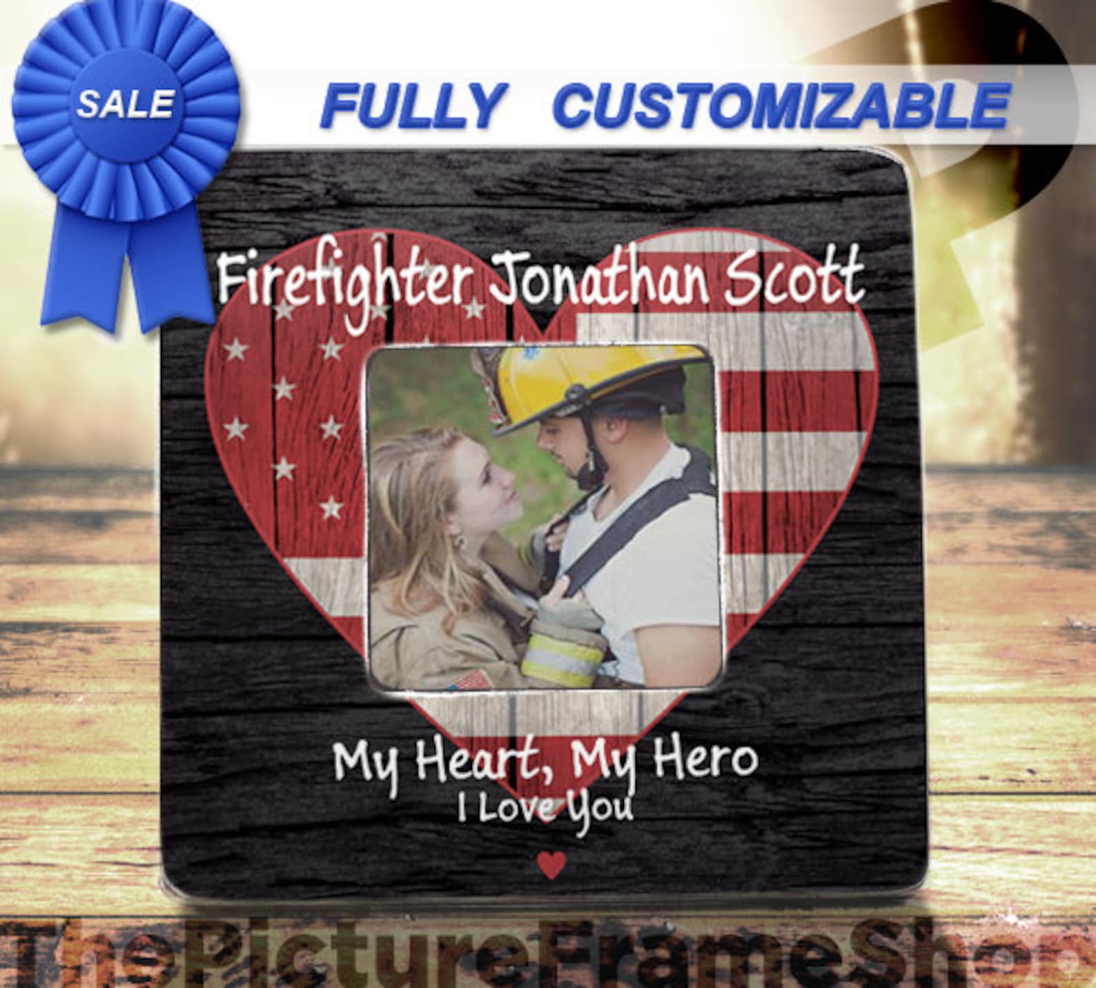 Firefighter Valentines Gift for Firefighter I Love My Fireman - Etsy