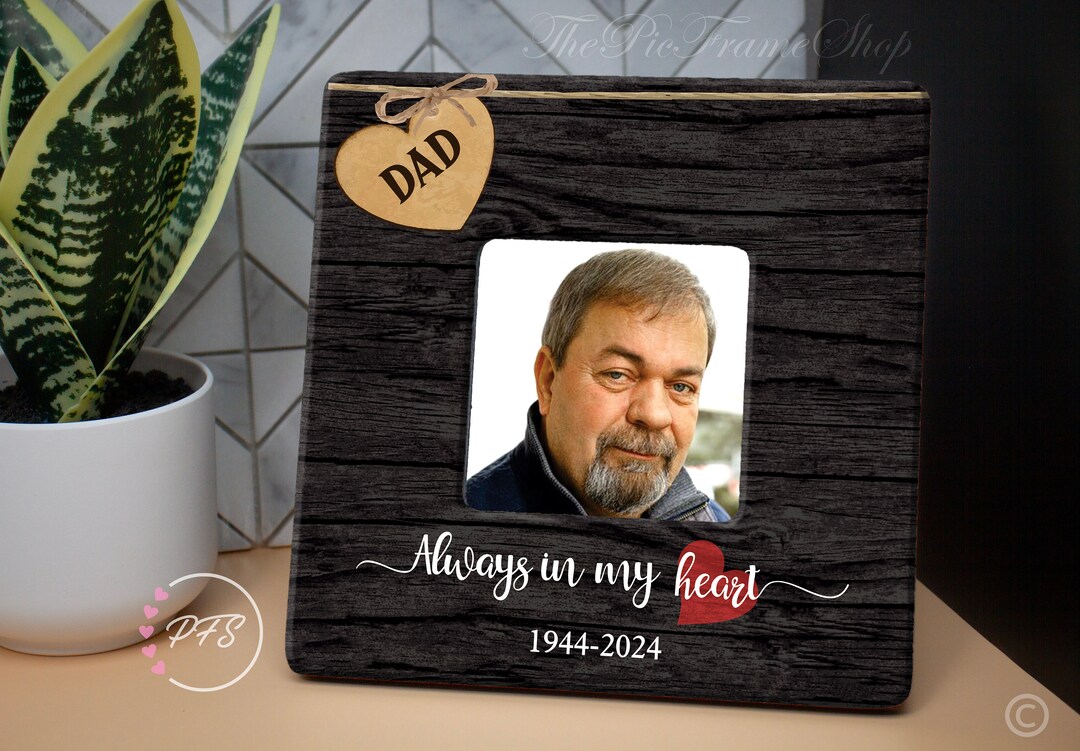 Dad Memorial Gift, Dad Memorial Frame, Loss of Father Gift, Dad Loss ...