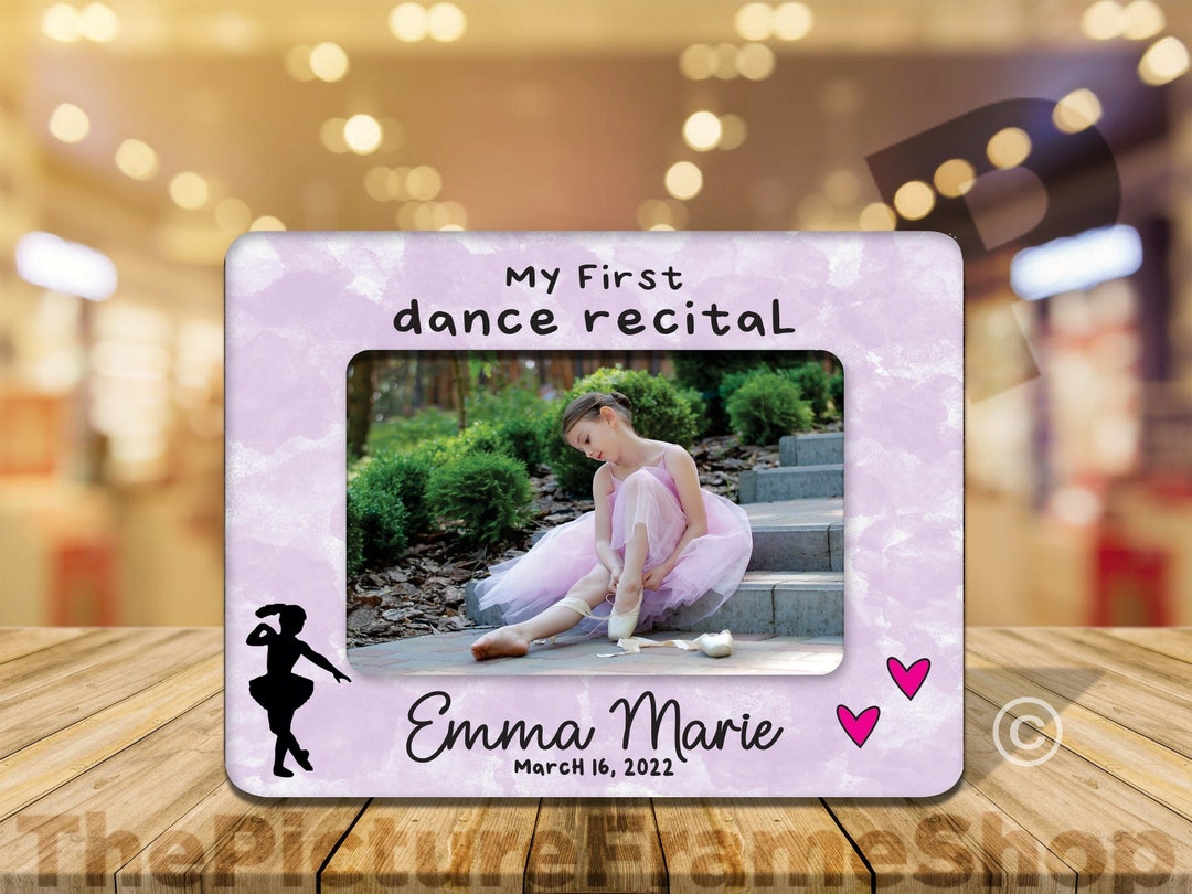 Dance Recital Gift, Dance Recital Picture Frame, Dance Recital Frame ...