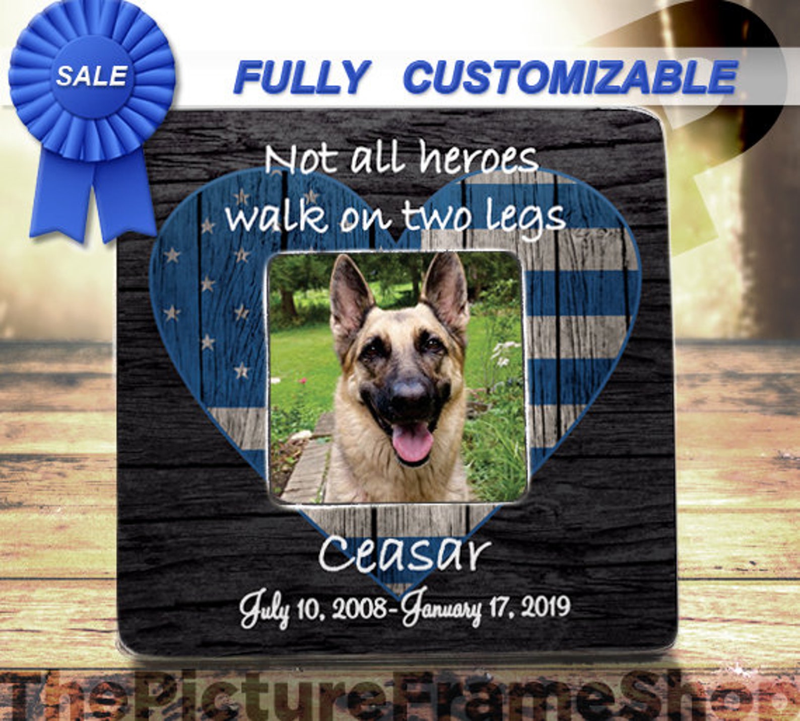 Police K9 K9 Officer Gift K9 Frame K9 EOW K9 Handlerk9 - Etsy