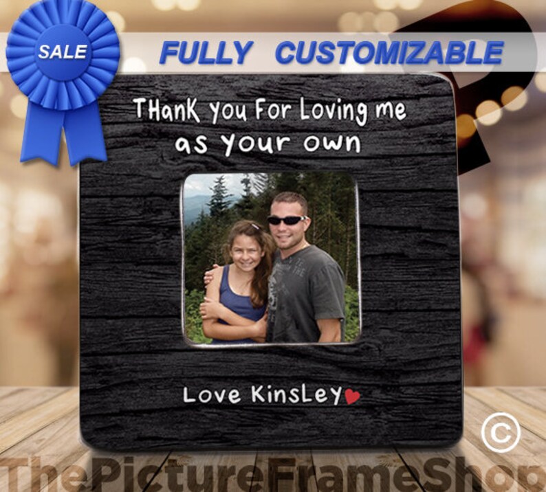 Step Dad Gift Frame Bonus Dad Gift Frame Bonus Dad Fathers Day - Etsy