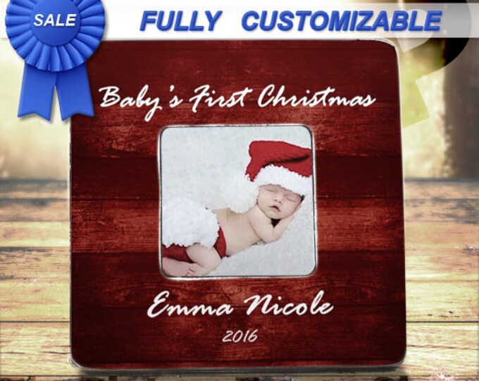 Christmas Picture Frame, Baby Picture Frames, Personalized Picture ...