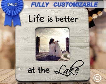 The Lake Picture Frame - Etsy