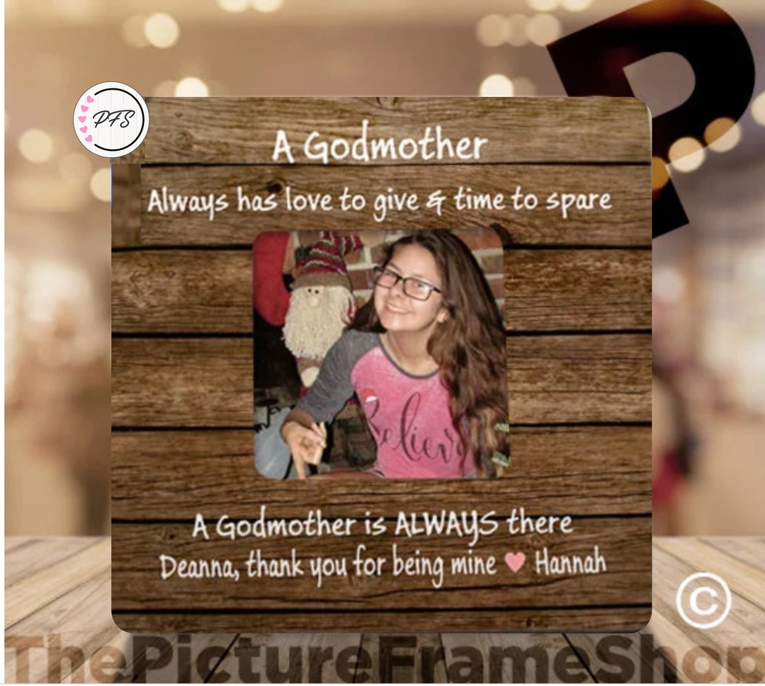 Personalized Godparent Frame, Gift for Godmother Godfather - Etsy
