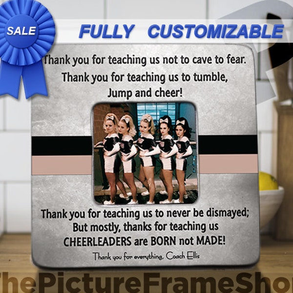 Cheer Coach Picture Frame - Etsy