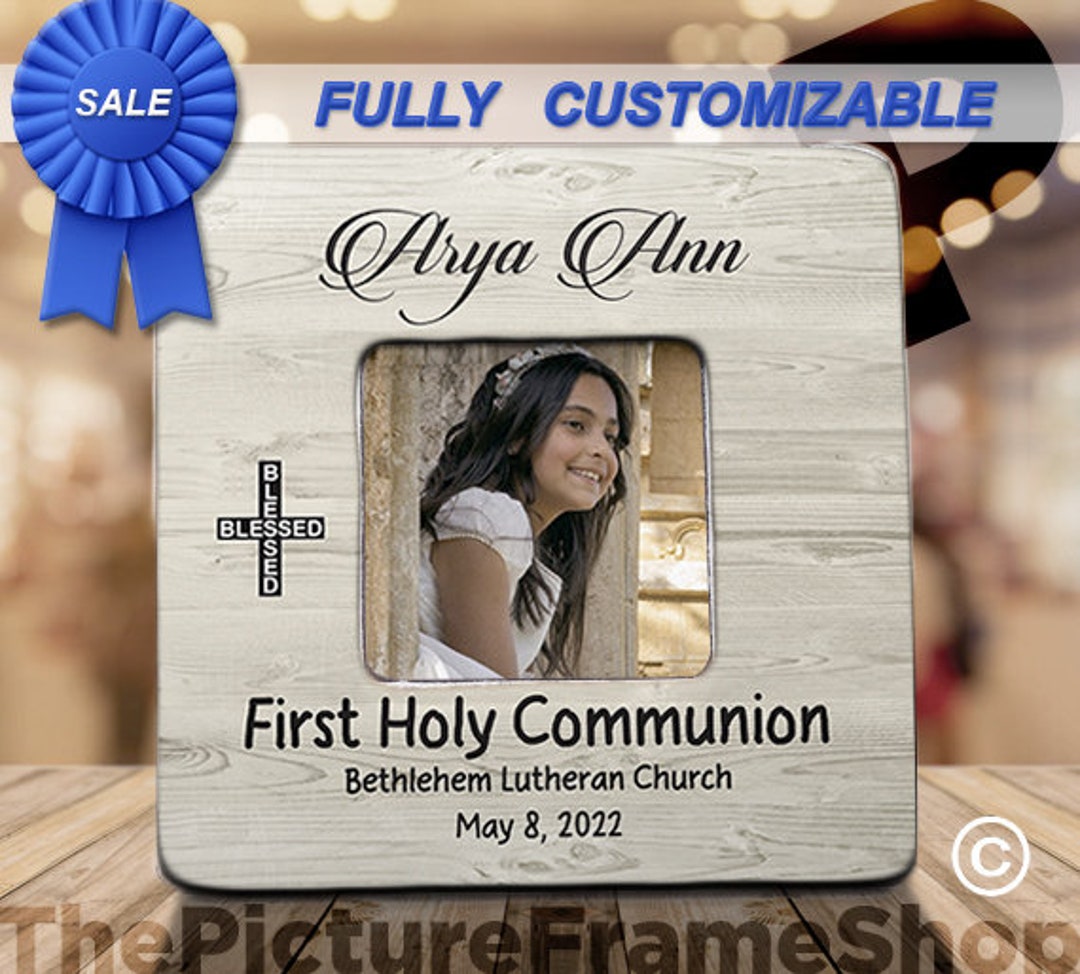 First Communion Gift for Girl 1st Communion Gift 1st Communion Picture ...