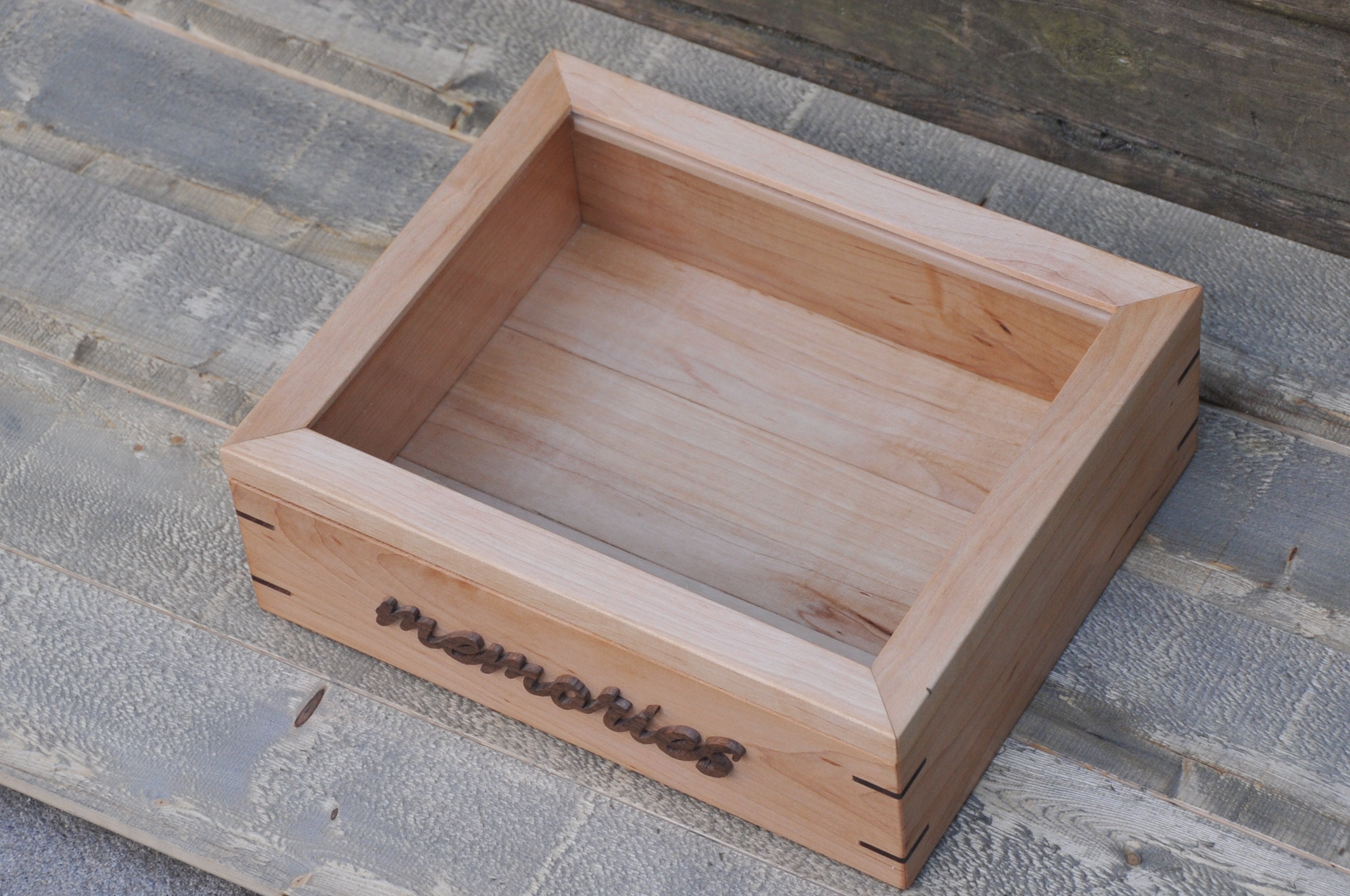 Photo Frame Keepsake Box Handmade Wooden Wedding Memories - Etsy