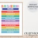 Rainbow in Our Class We Poster, Educational Values Poster, Learning ...