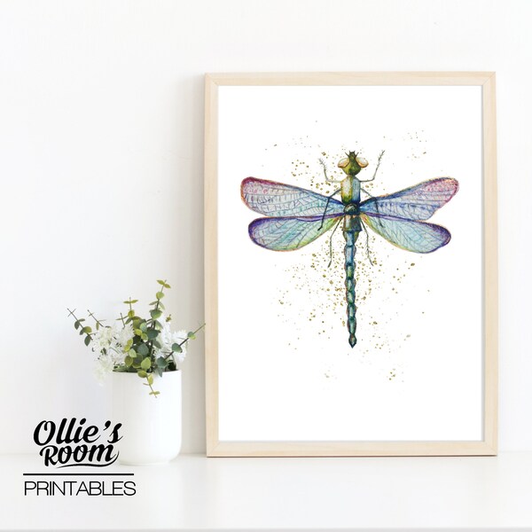 Dragonfly Art Print - Etsy