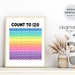 Count to 120 Number Chart, Digital Educational Poster, Learning Prints ...