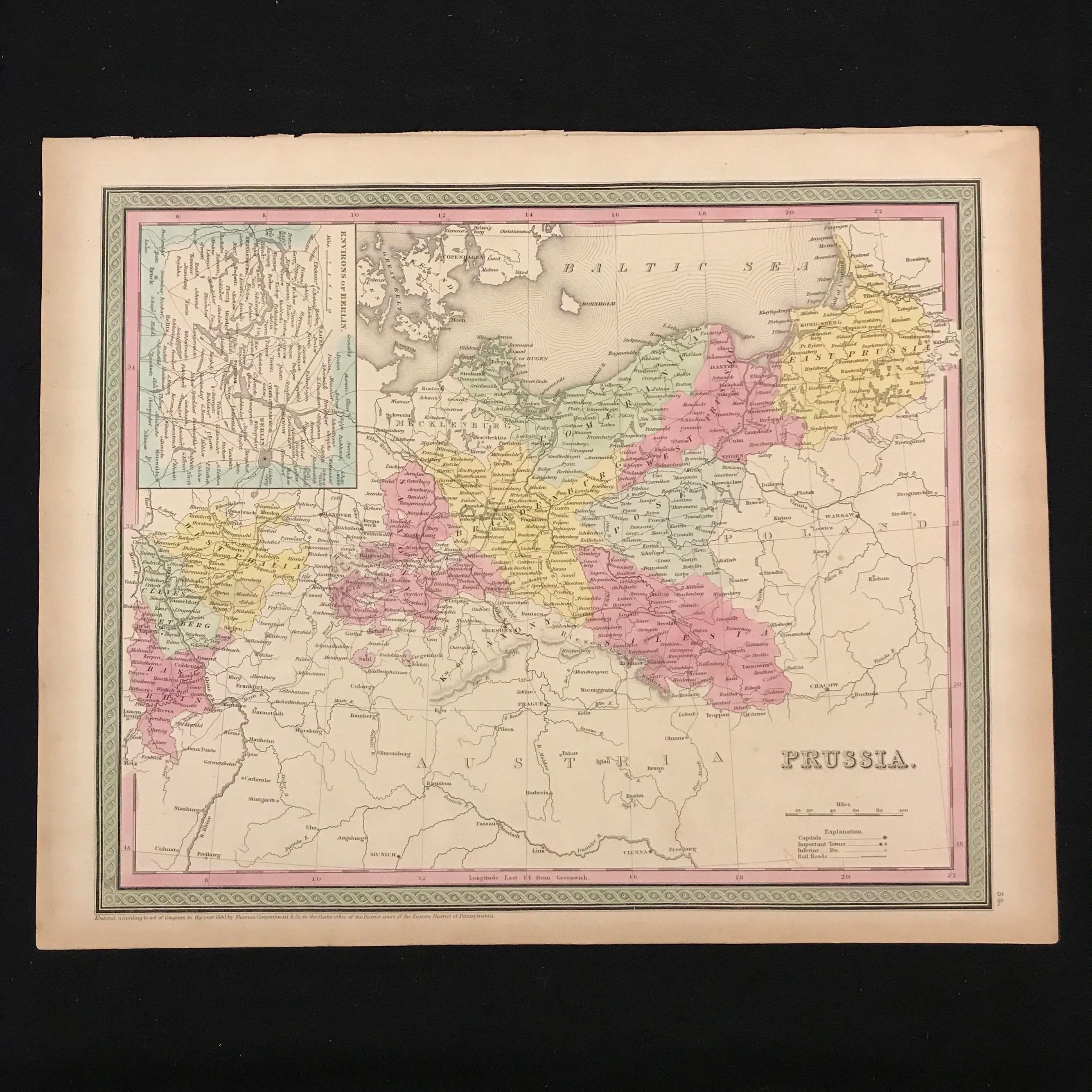 Prussia Map 1850