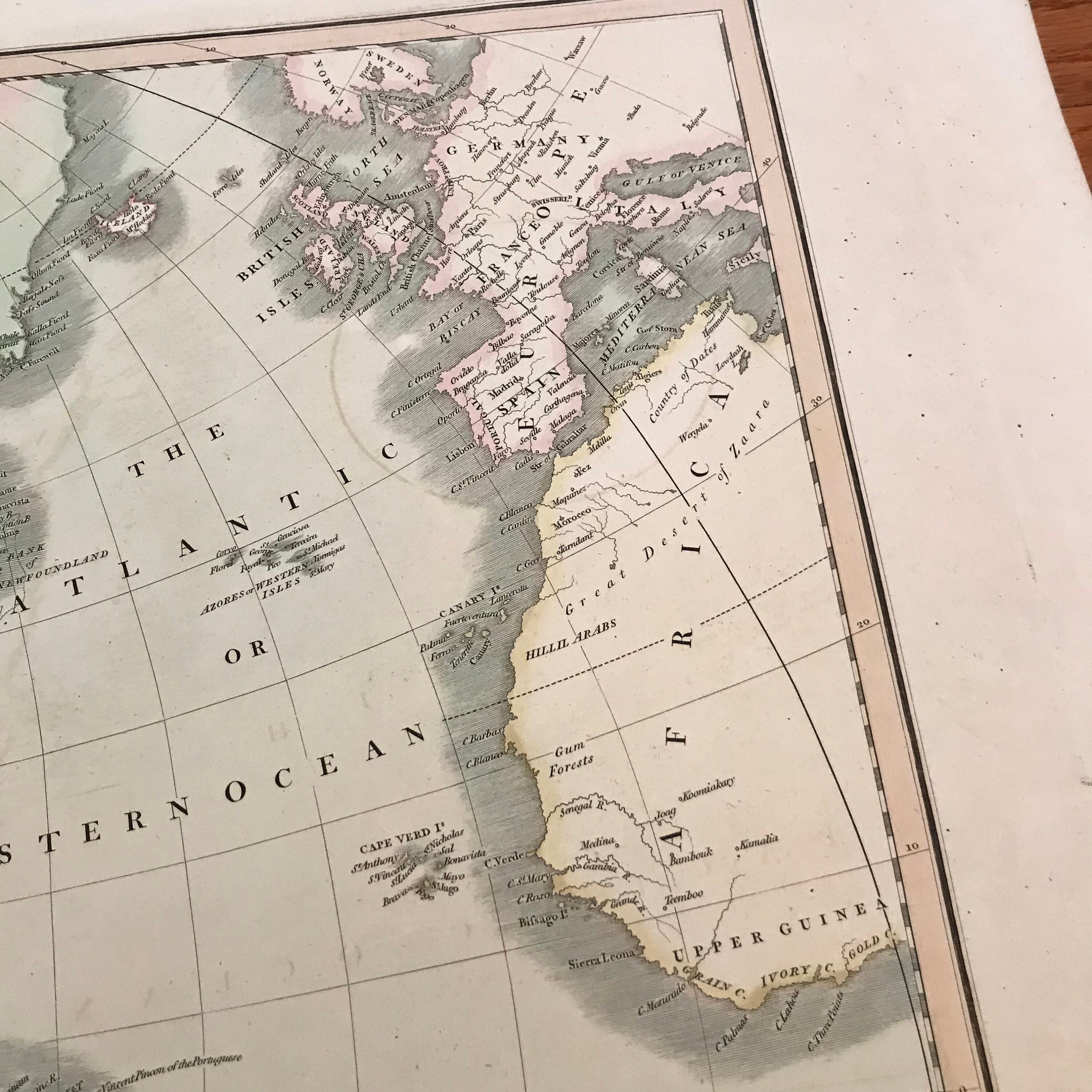 Cary's 1806 Map of the Americas Large Original - Etsy