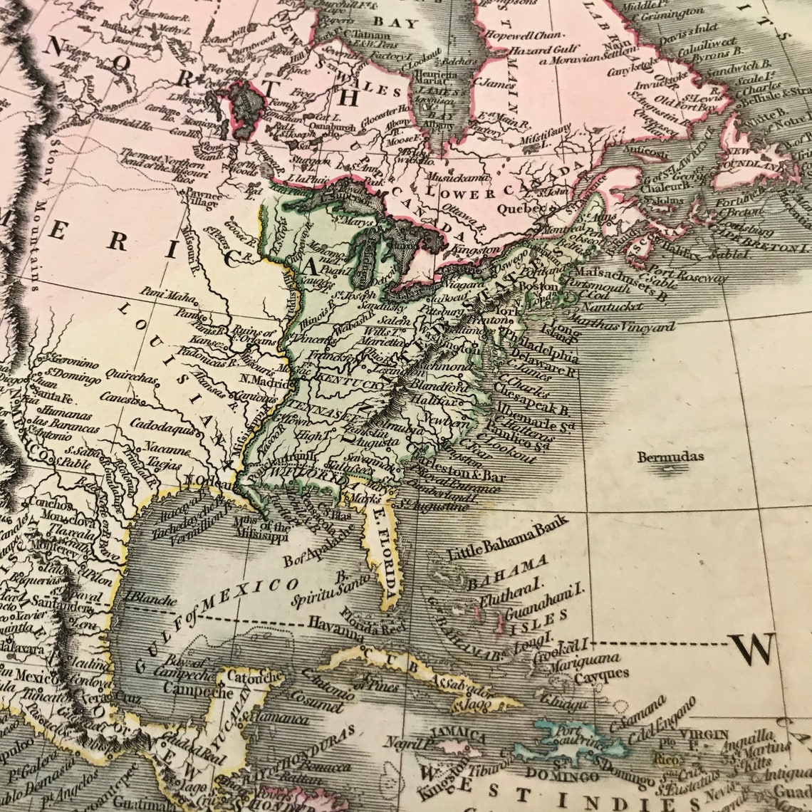 Cary's 1806 Map of the Americas Large Original - Etsy