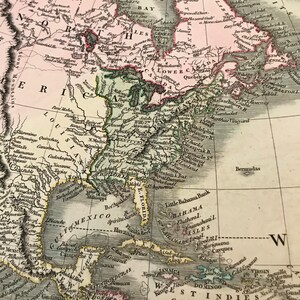 Cary's 1806 Map of the Americas Large Original - Etsy