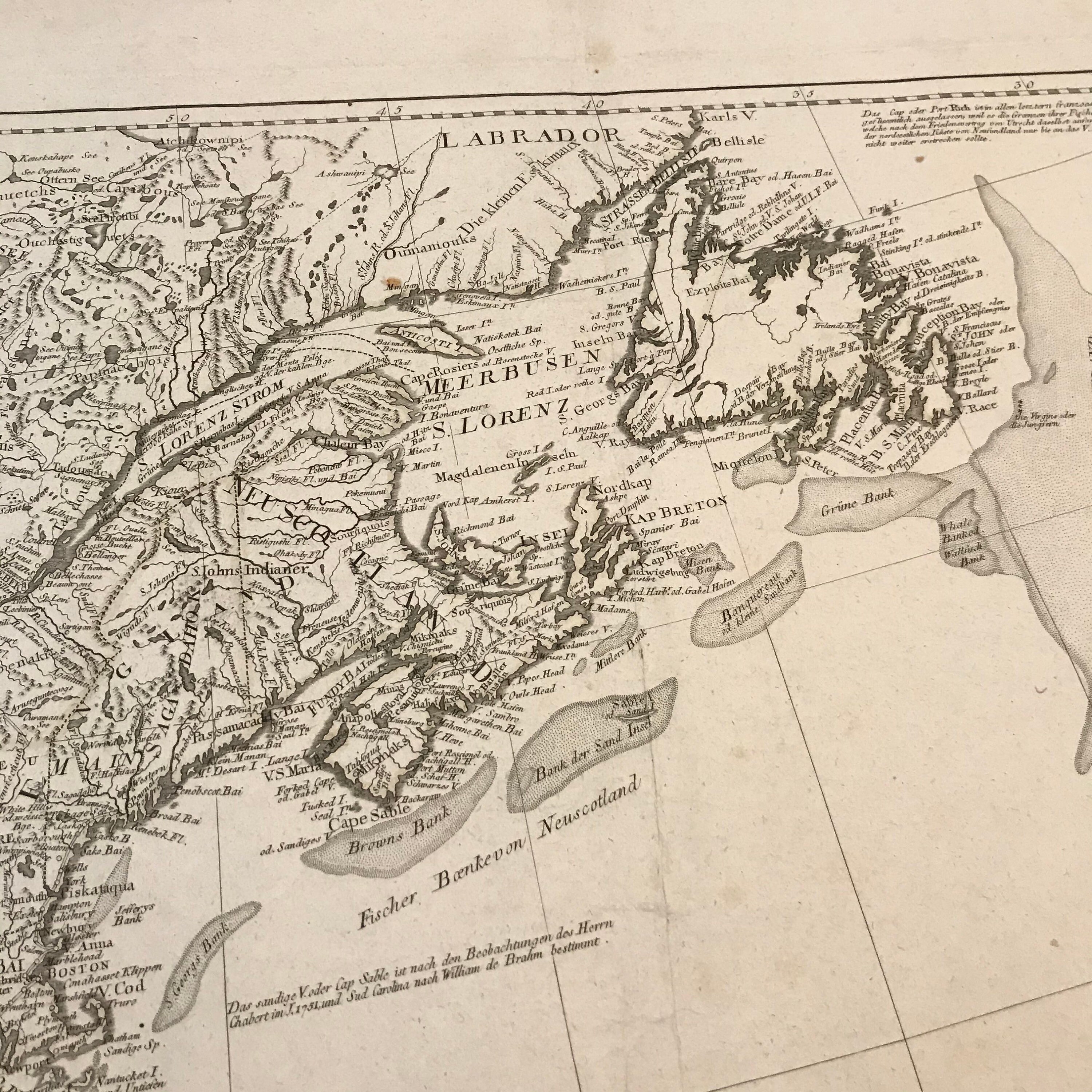 Scarce 1788 Map of Northeastern North America Large Colonial - Etsy