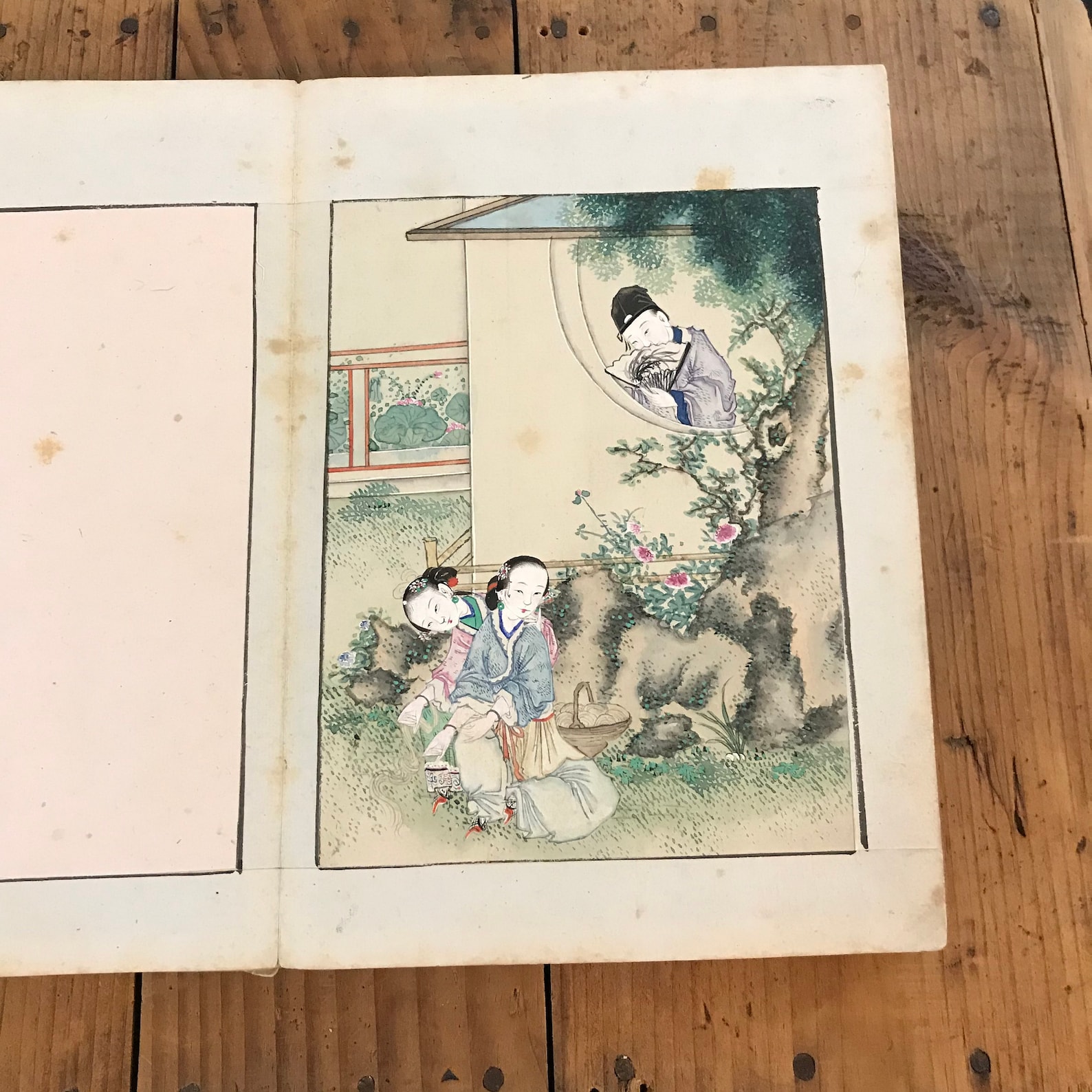 Rare Painted Chinese Shunga Album Qing Dynasty Erotic - Etsy UK