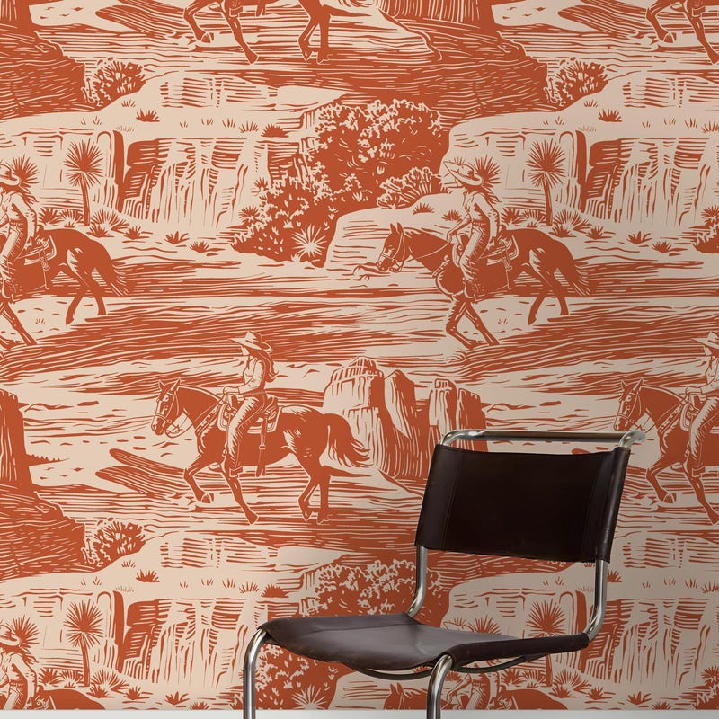 Burnt Orange Wallpaper - Etsy